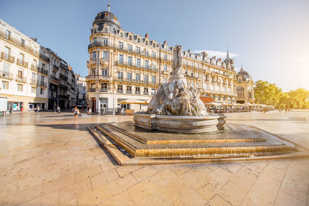 Montpellier city center