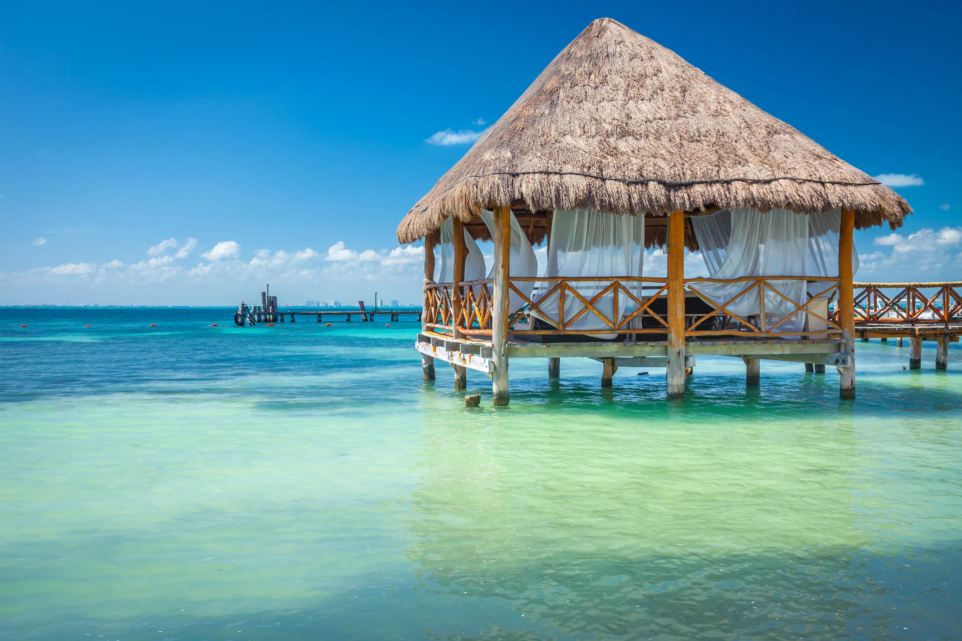 Overwater Bungalows in Cancún overwater bungalows cancun