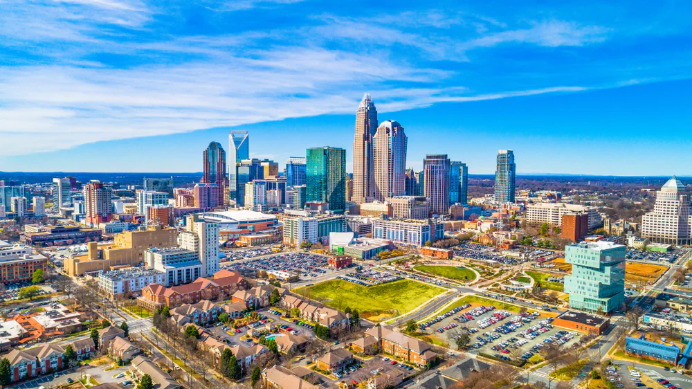 Charlotte Skyline Downtown Charlotte NC North Carolina