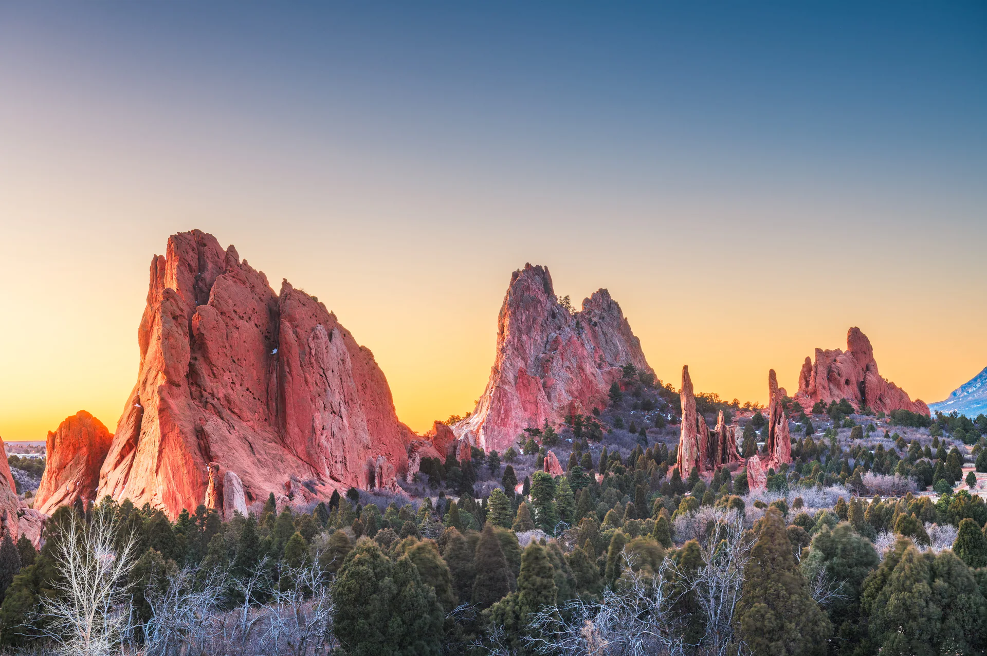 Garden of the Gods, Colorado Springs Garden of the Gods, Colorado Springs, Colorado, USA.