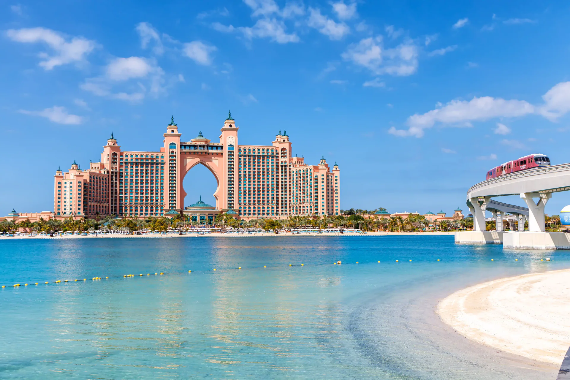 Vista di Dubaï Atlantis hotel