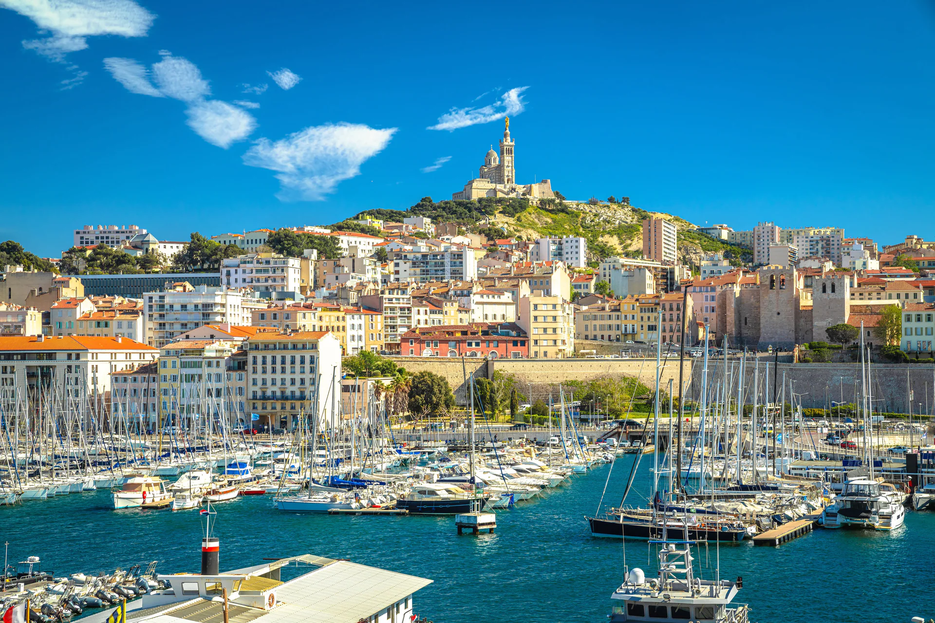 Vue de Marseille Vue du Vieux Port de Marseille