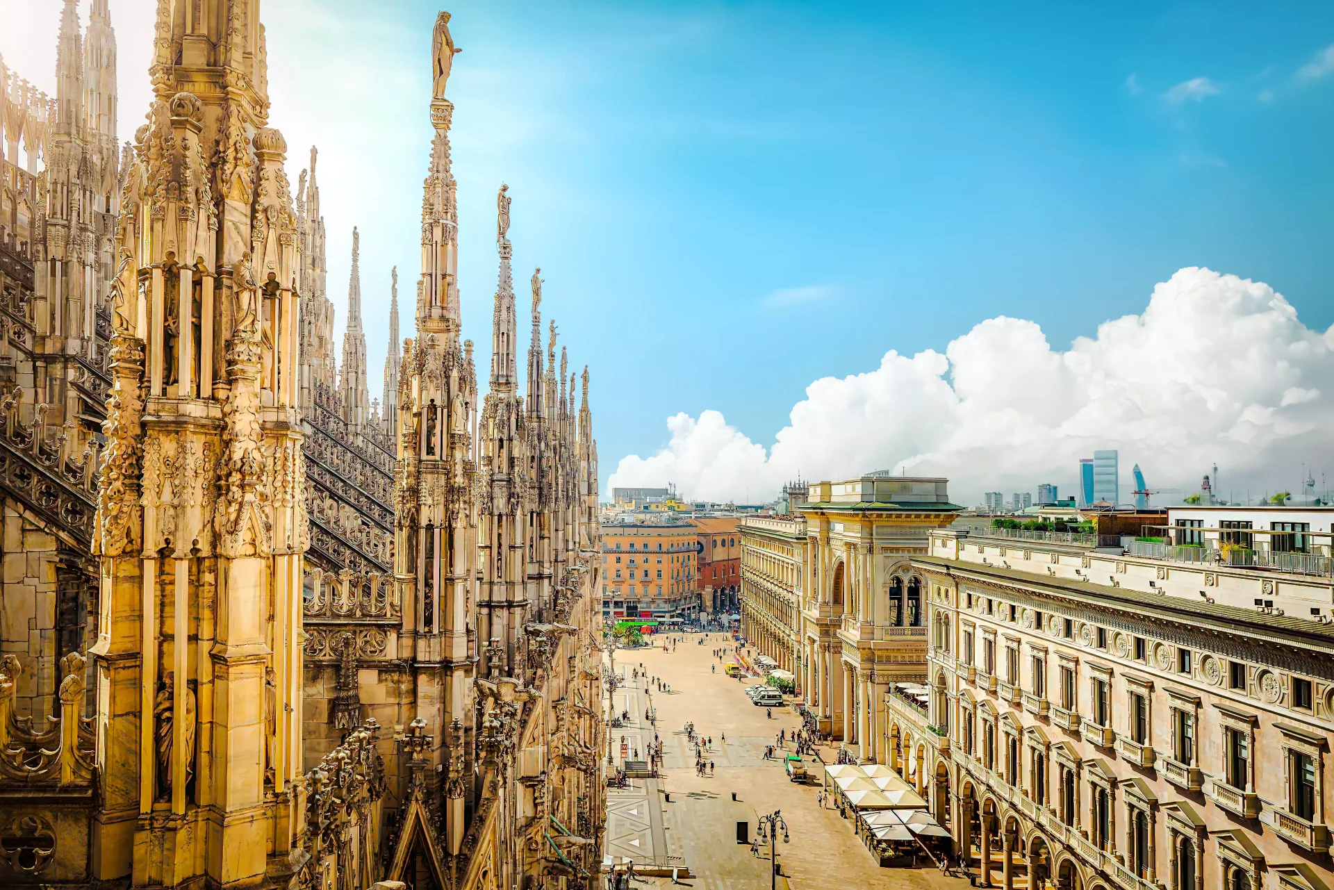 Vue de la ville de Milan Vue de Milan