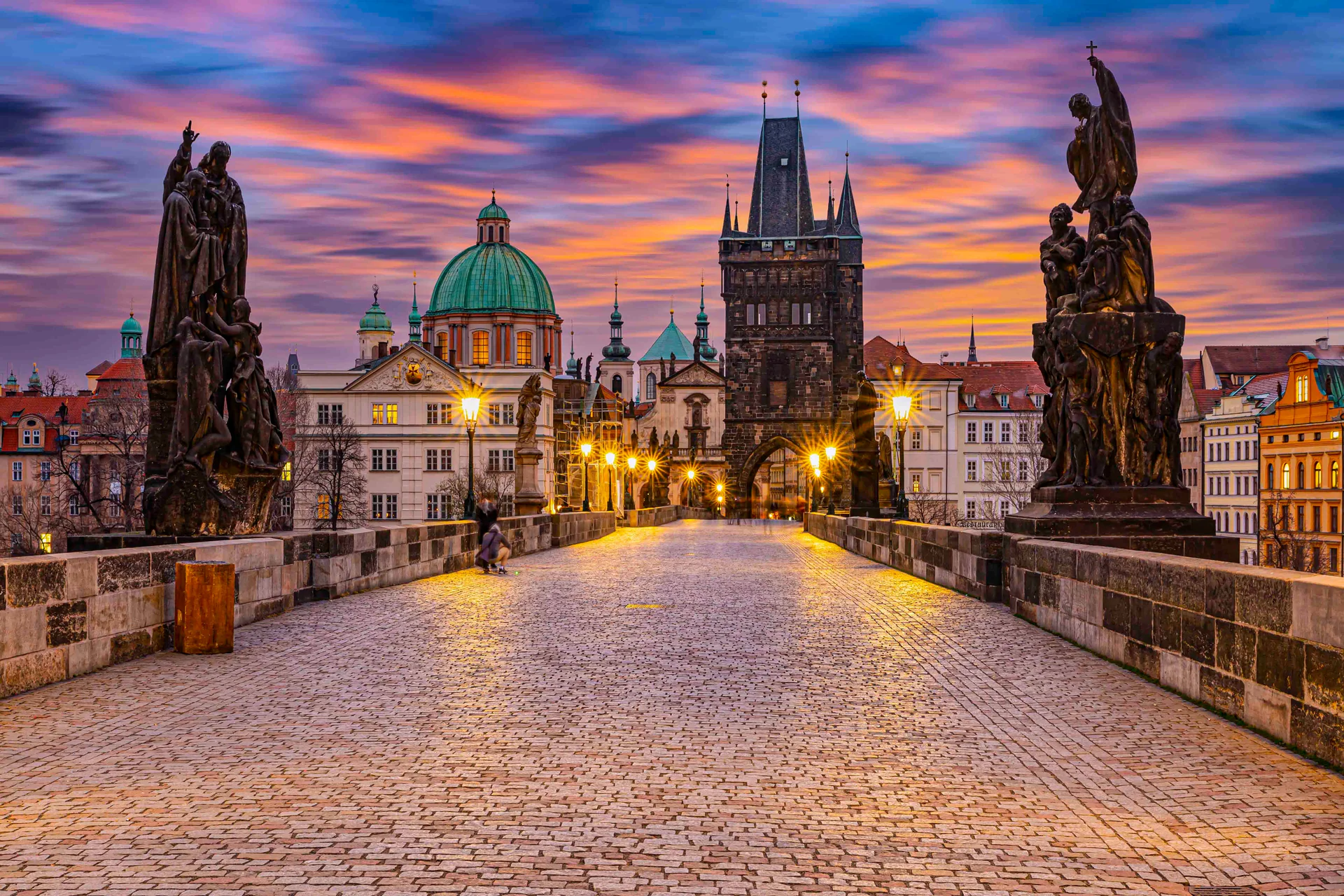 View of the Charles Bridge in Prague Charles Bridge in Prague
